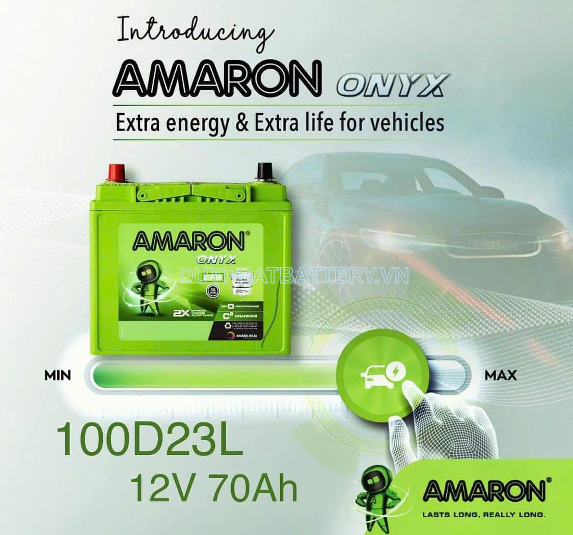 Ắc quy Amaron Q85/115D23L 12V-70Ah CCA 660A giá tốt