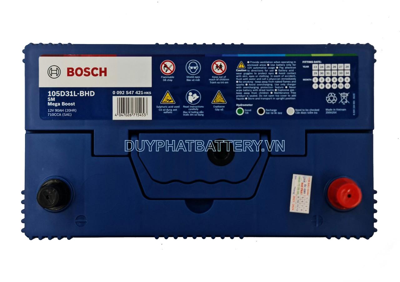 Ắc quy Bosch 105D31L-BHD 12V 90Ah