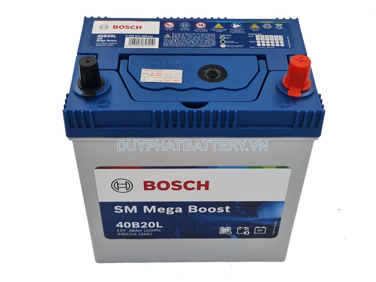 Ắc quy Bosch 40B20L 12V 36Ah