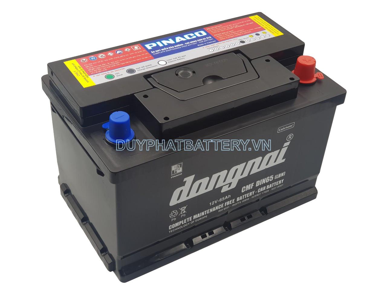 Bình ắc quy ĐỒNG NAI CMF DIN65 LBN 12V 65AH