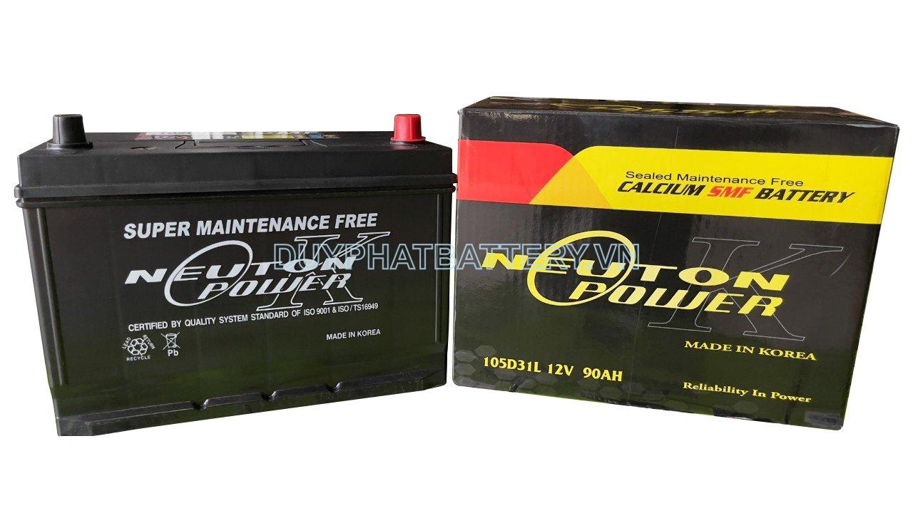 Bình ắc quy NEUTON POWER 105D31L 12V 90Ah