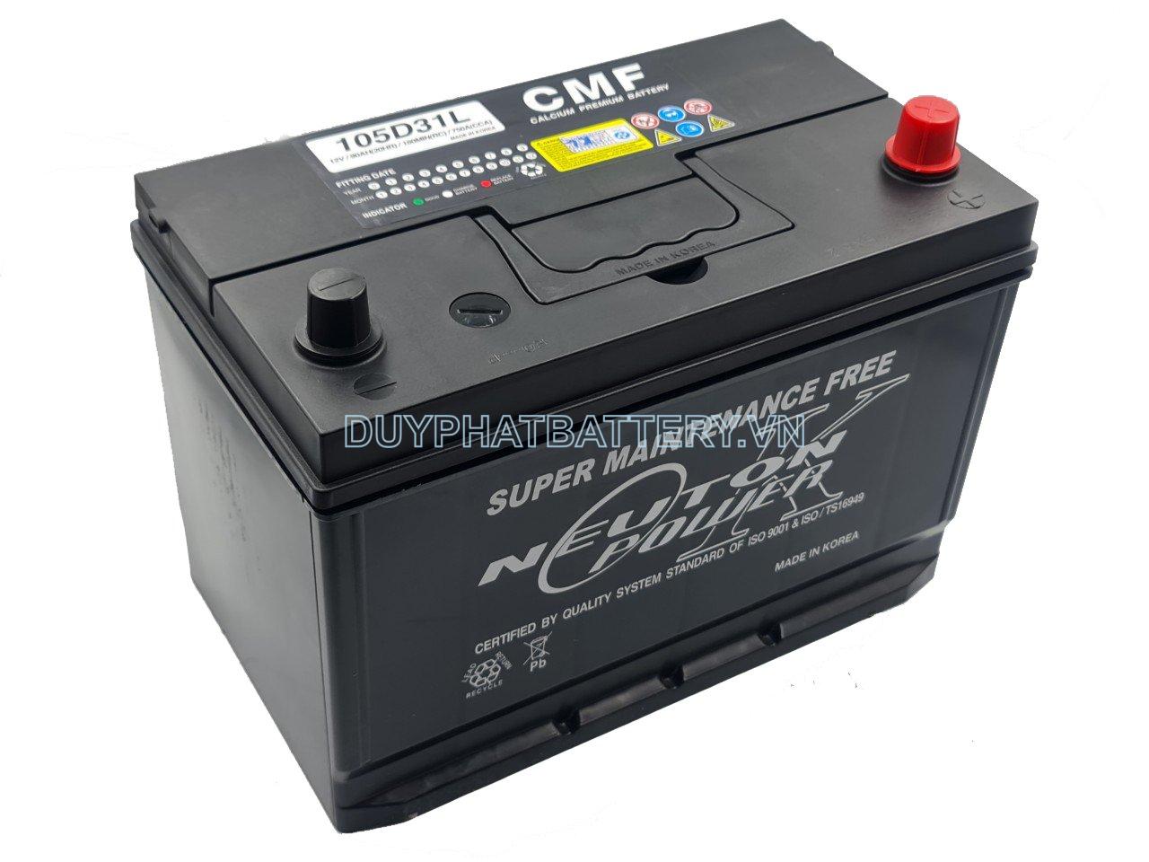 Bình ắc quy NEUTON POWER 105D31L 12V 90Ah