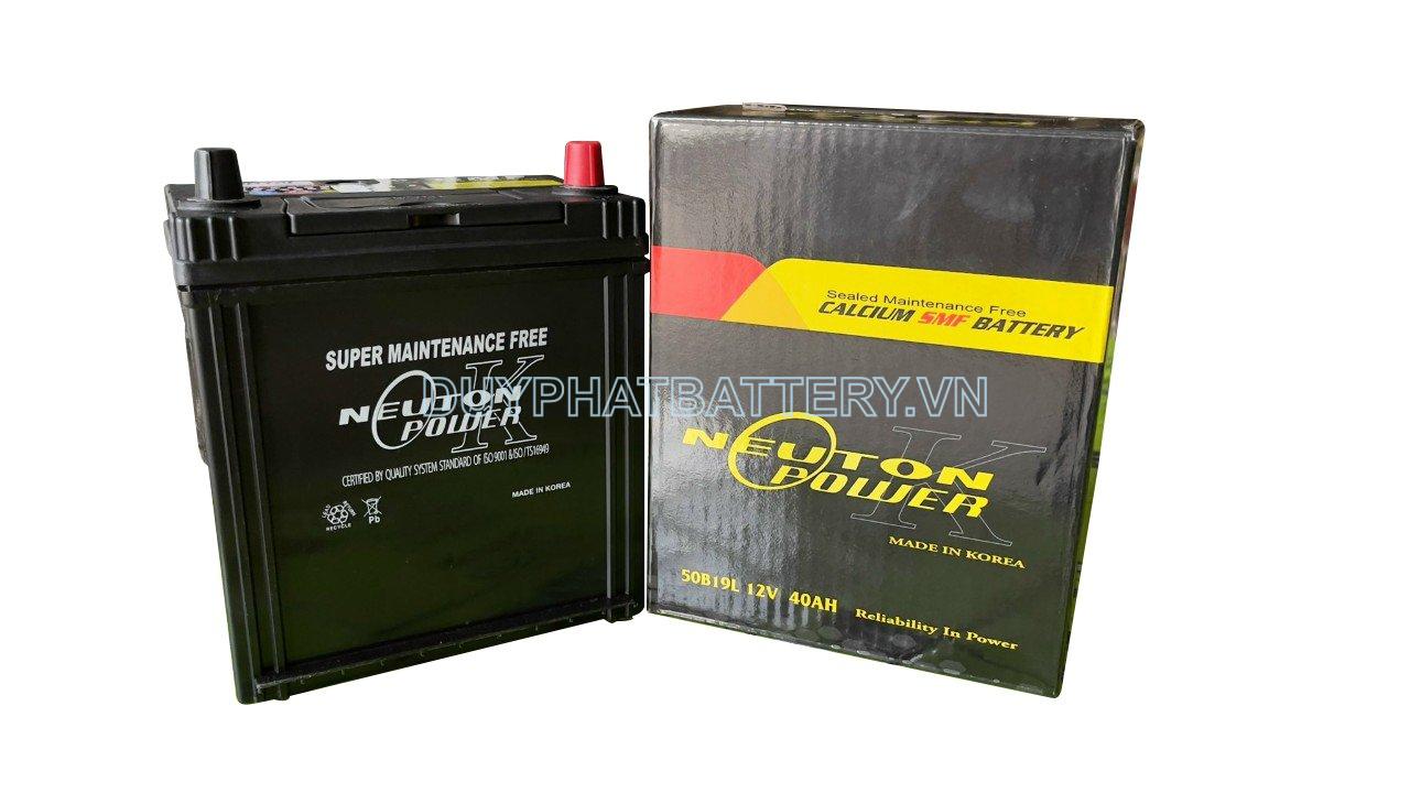 Bình ắc quy NEUTON POWER 50B19L 12V 40AH