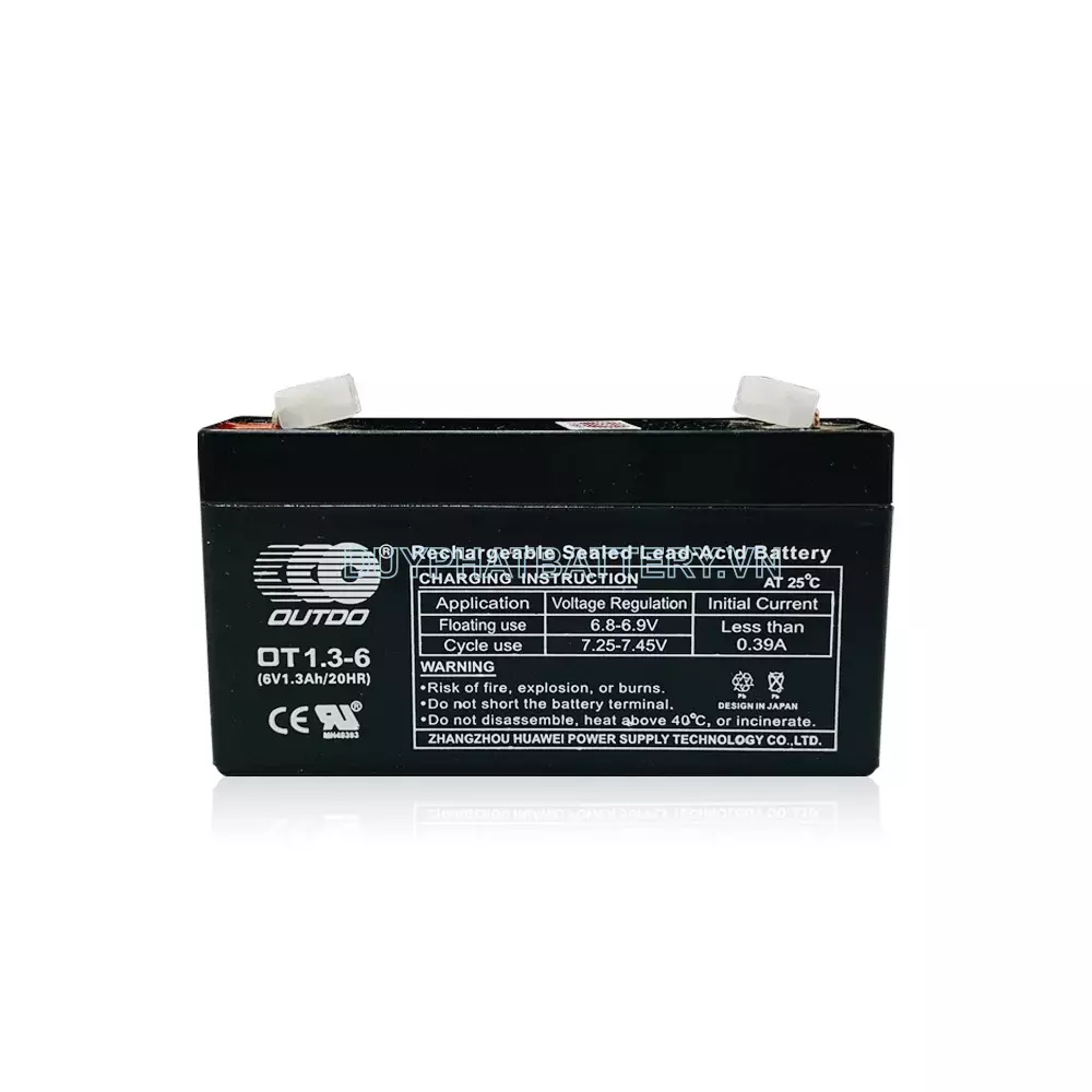 Bình ắc quy OUTDO OT1.3-6 6V 1.3Ah