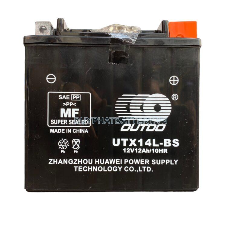Bình ắc quy OUTDO UTX14L-BS 12V 12AH