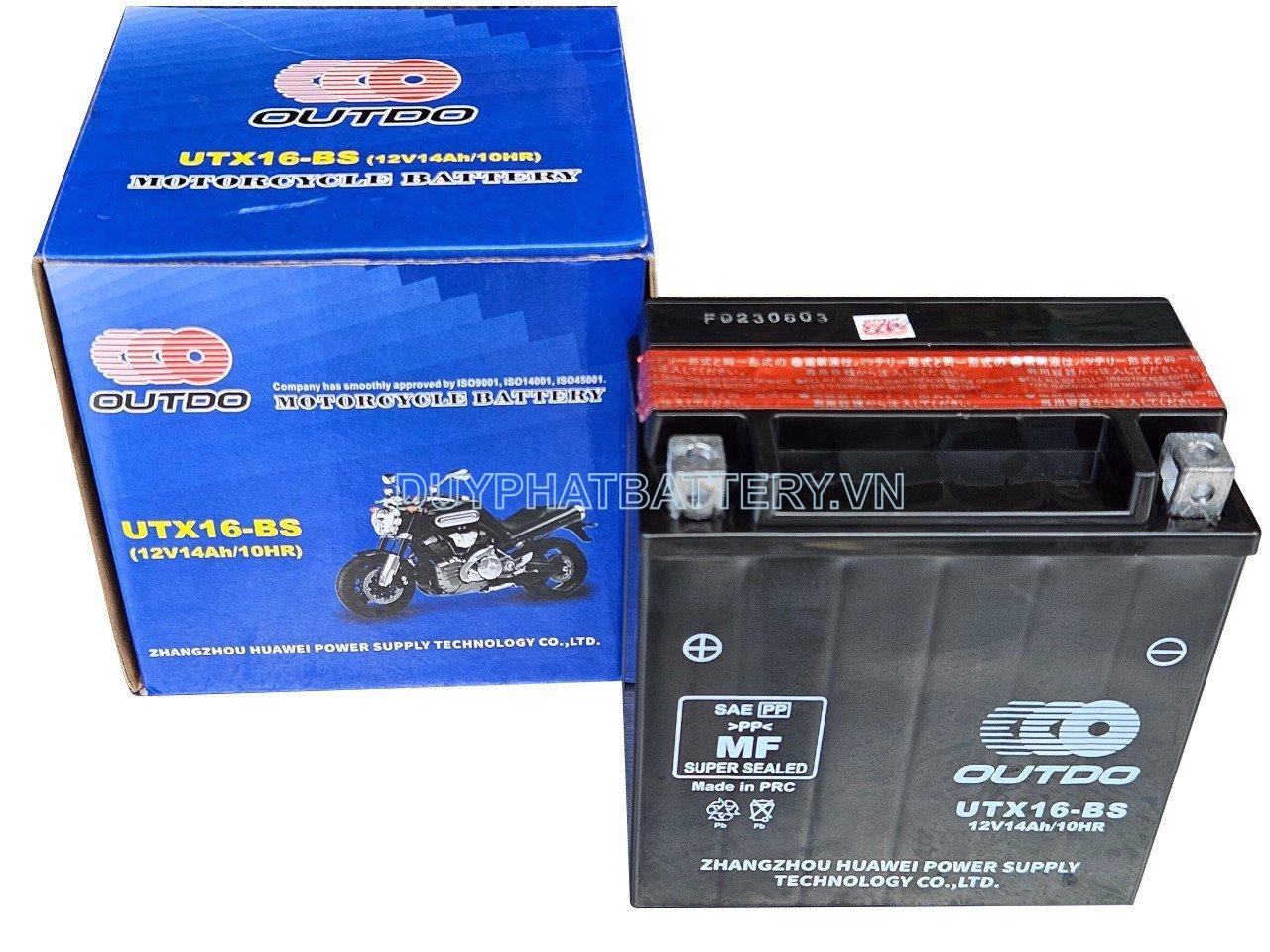 Bình ắc quy OUTDO UTX16-BS 12V 14AH