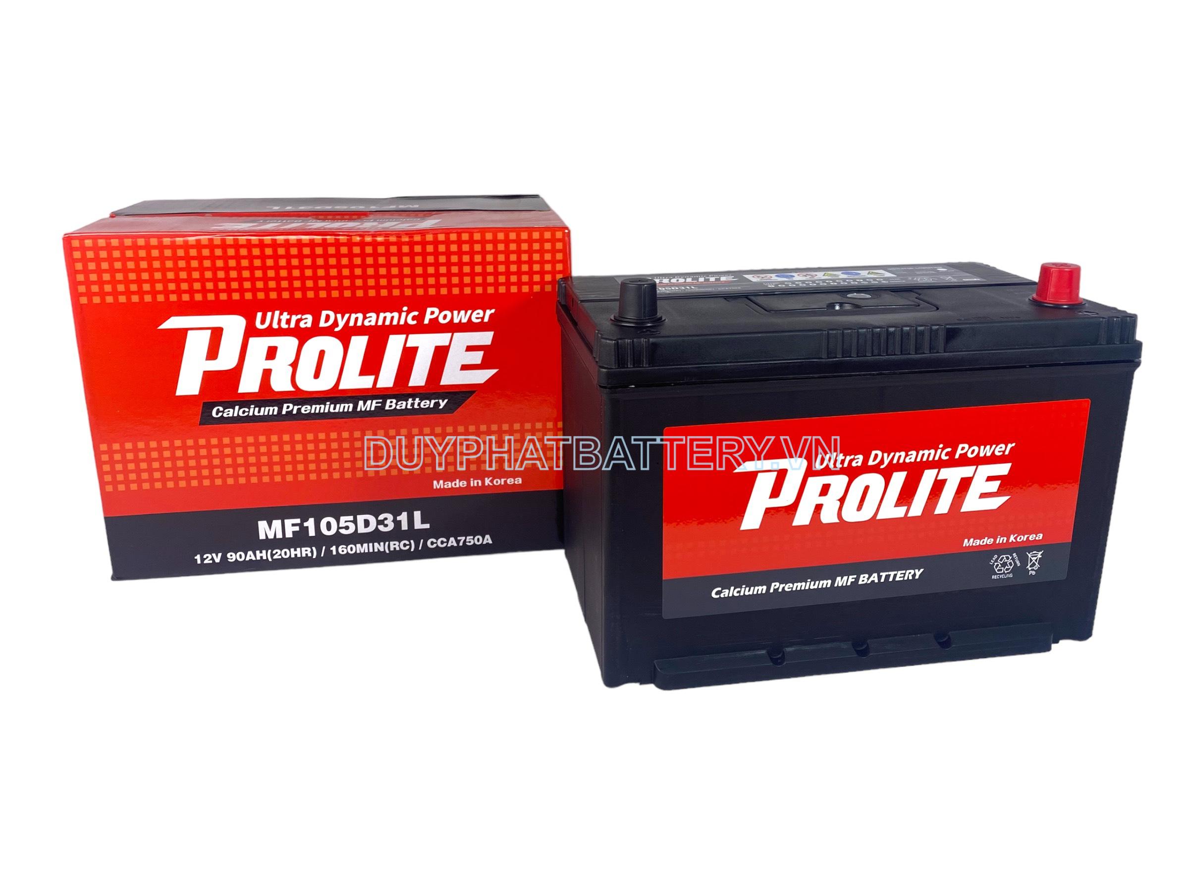 Bình ắc quy PROLITE 105D31L 12V 90AH