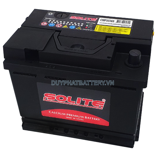 Bình ắc quy SOLITE DIN 55565 12V 55AH