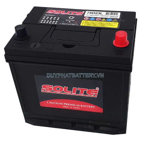 Bình ắc quy SOLITE 75D23L 12V 65AH