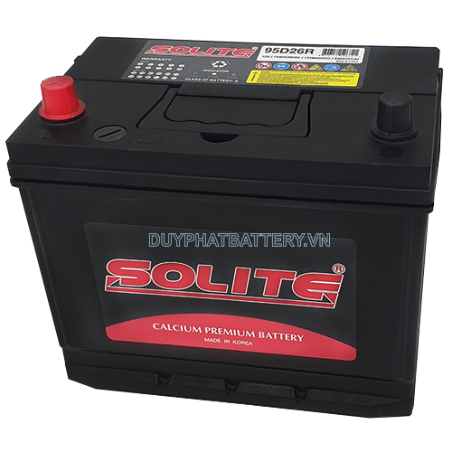 Bình ắc quy SOLITE 95D26R 12V 74AH