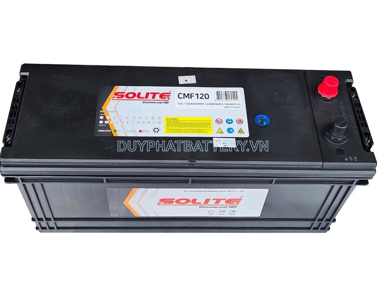 Bình ắc quy SOLITE CMFN120 12V 120Ah