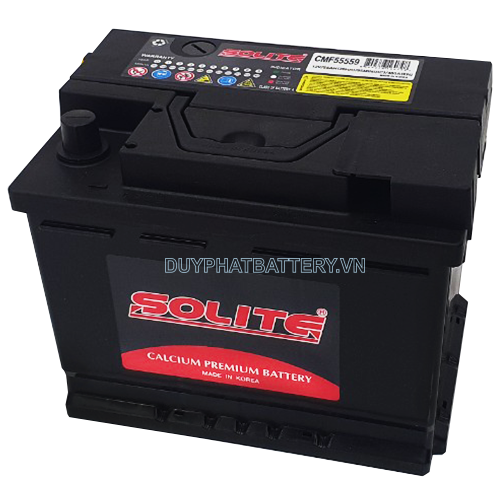 Bình ắc quy SOLITE DIN 55559 12V 55AH