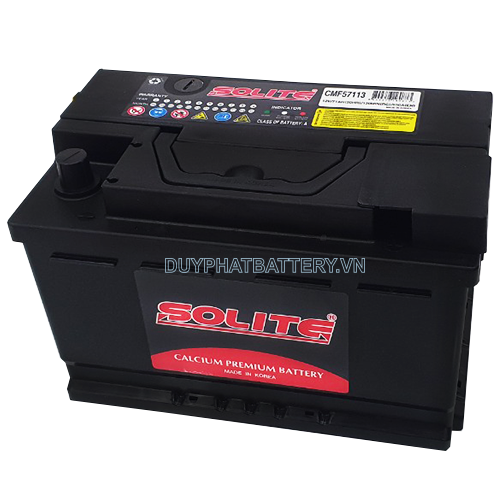 Bình ắc quy SOLITE DIN 57113 12V 71AH