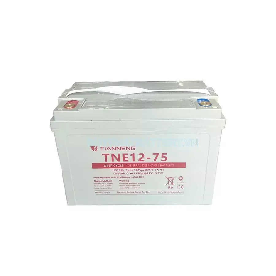 Bình ắc quy TIANNENG TNE12-75 12V 75Ah