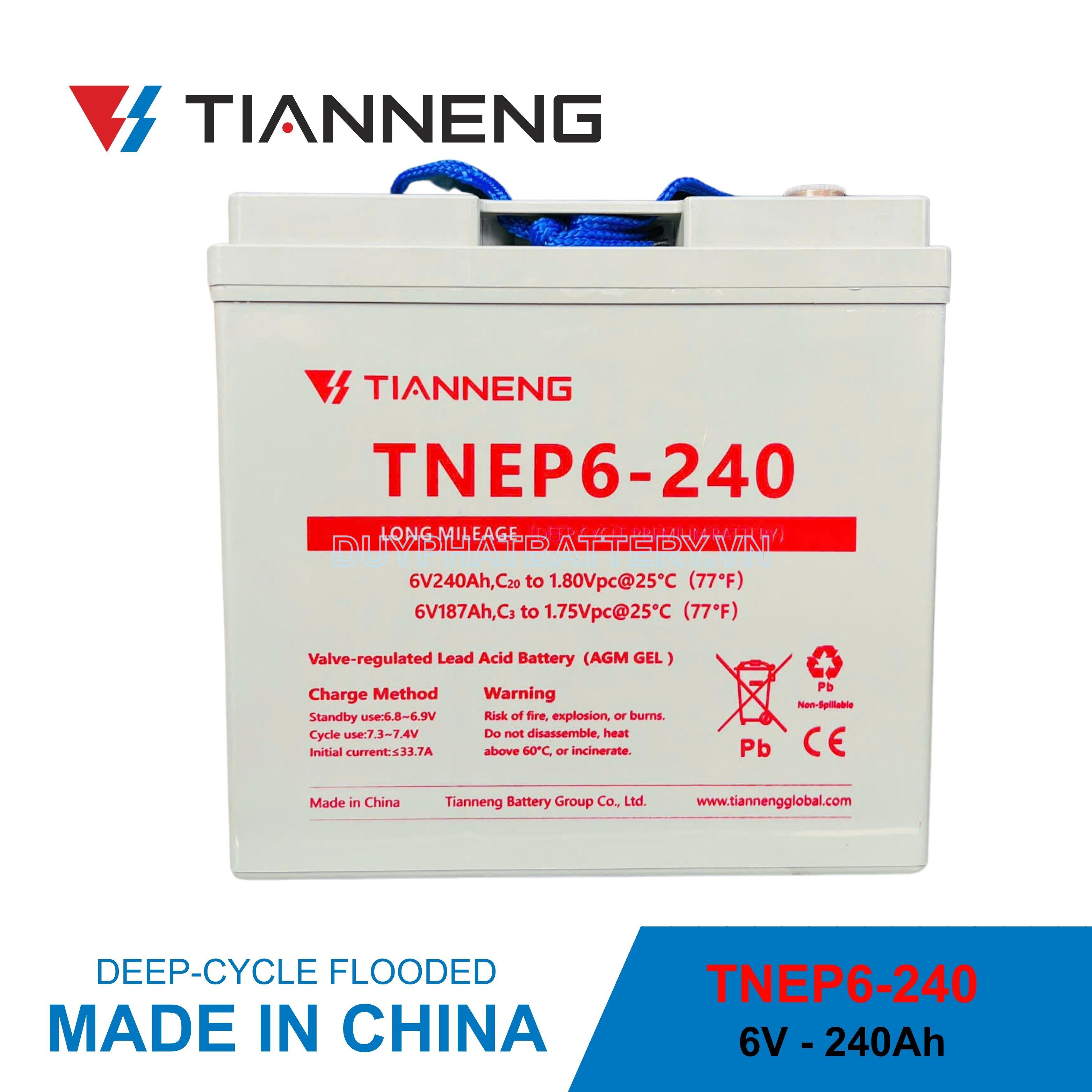Bình ắc quy TIANNENG TNEP6-240 6V 240Ah