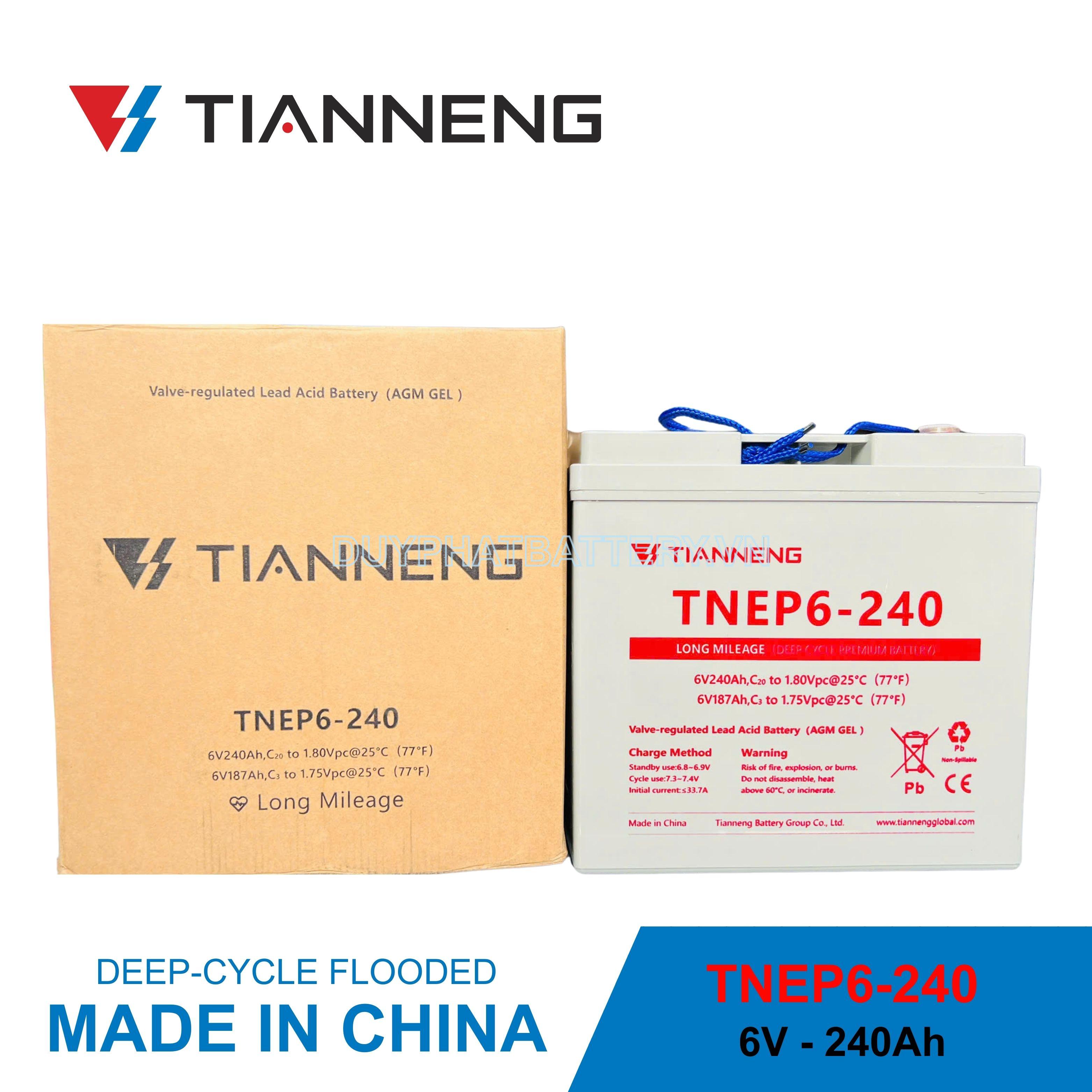 Bình ắc quy TIANNENG TNEP6-240 6V 240Ah