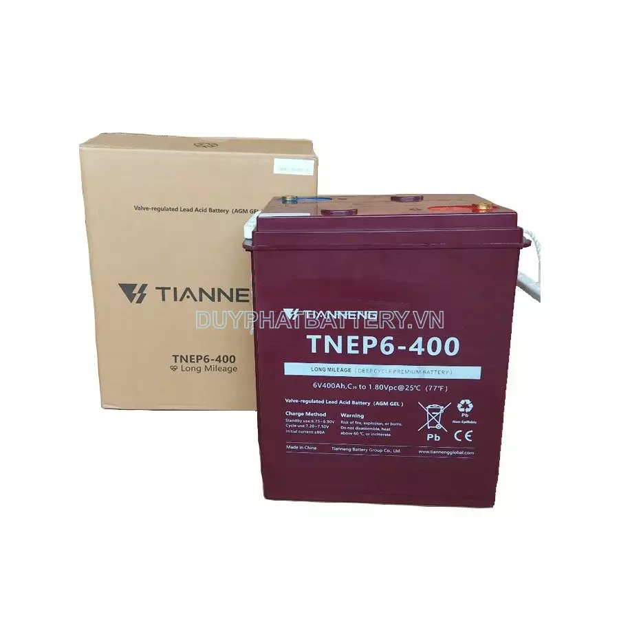 Bình ắc quy TIANNENG TNE6-400 6V 400Ah